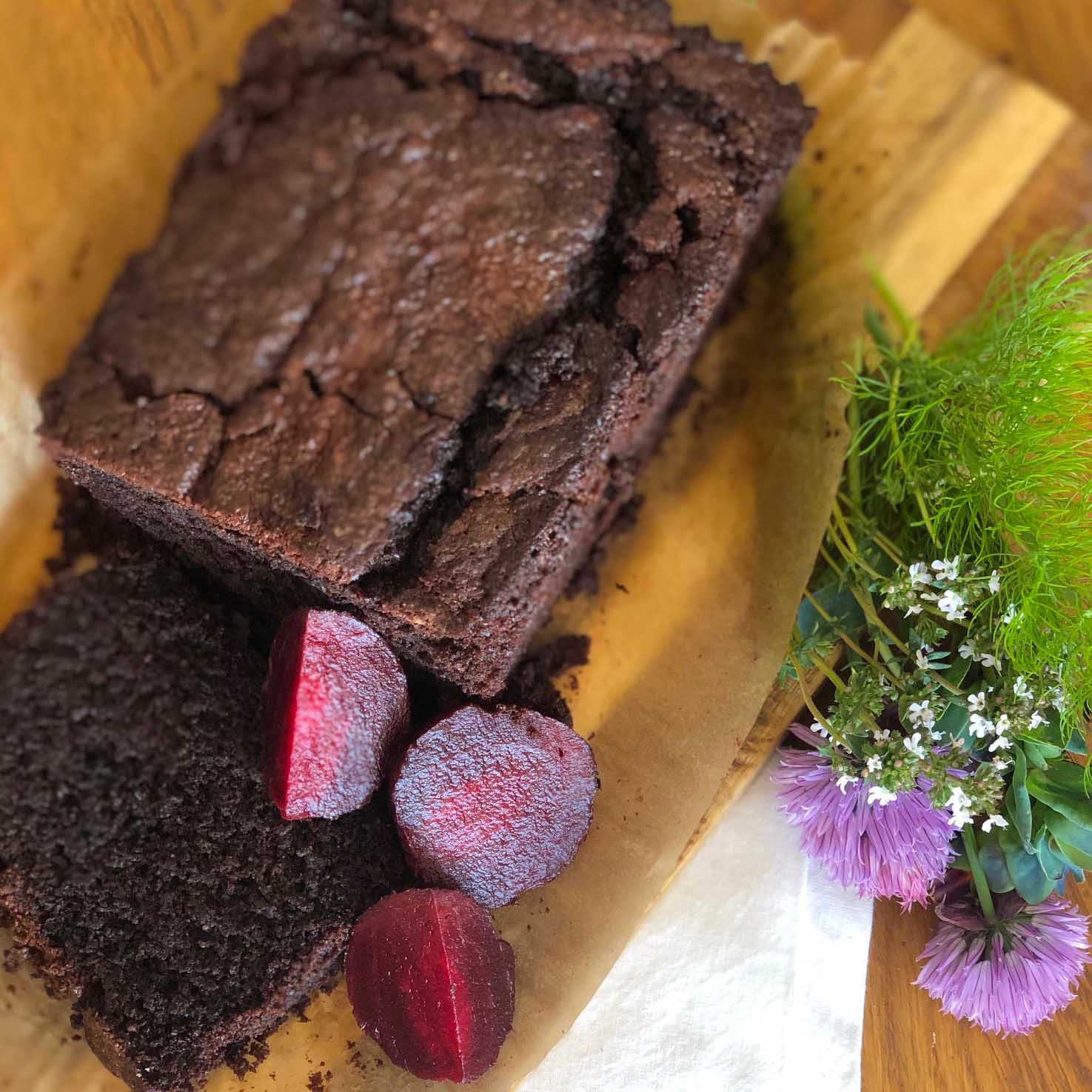 Dark Chocolate & Beetroot Cake - Glebe Farm