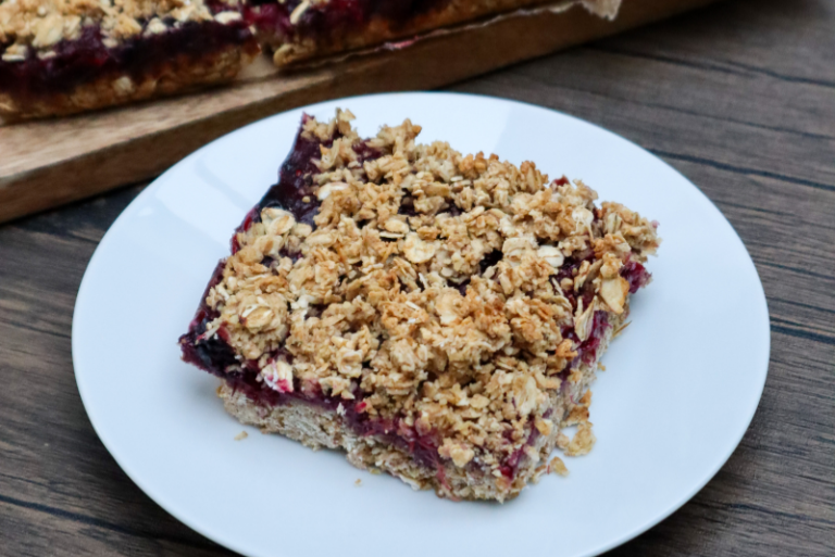 Berry Oat Crumble Bars - Glebe Farm